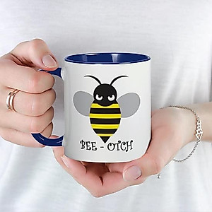 CafePress Beeotch Copy Mugs Ceramic Coffee Mug, Tea Cup 11 oz