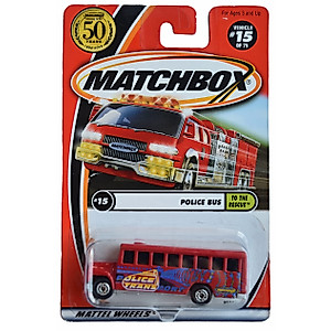 Matchbox Police Bus, to The Rescue #15