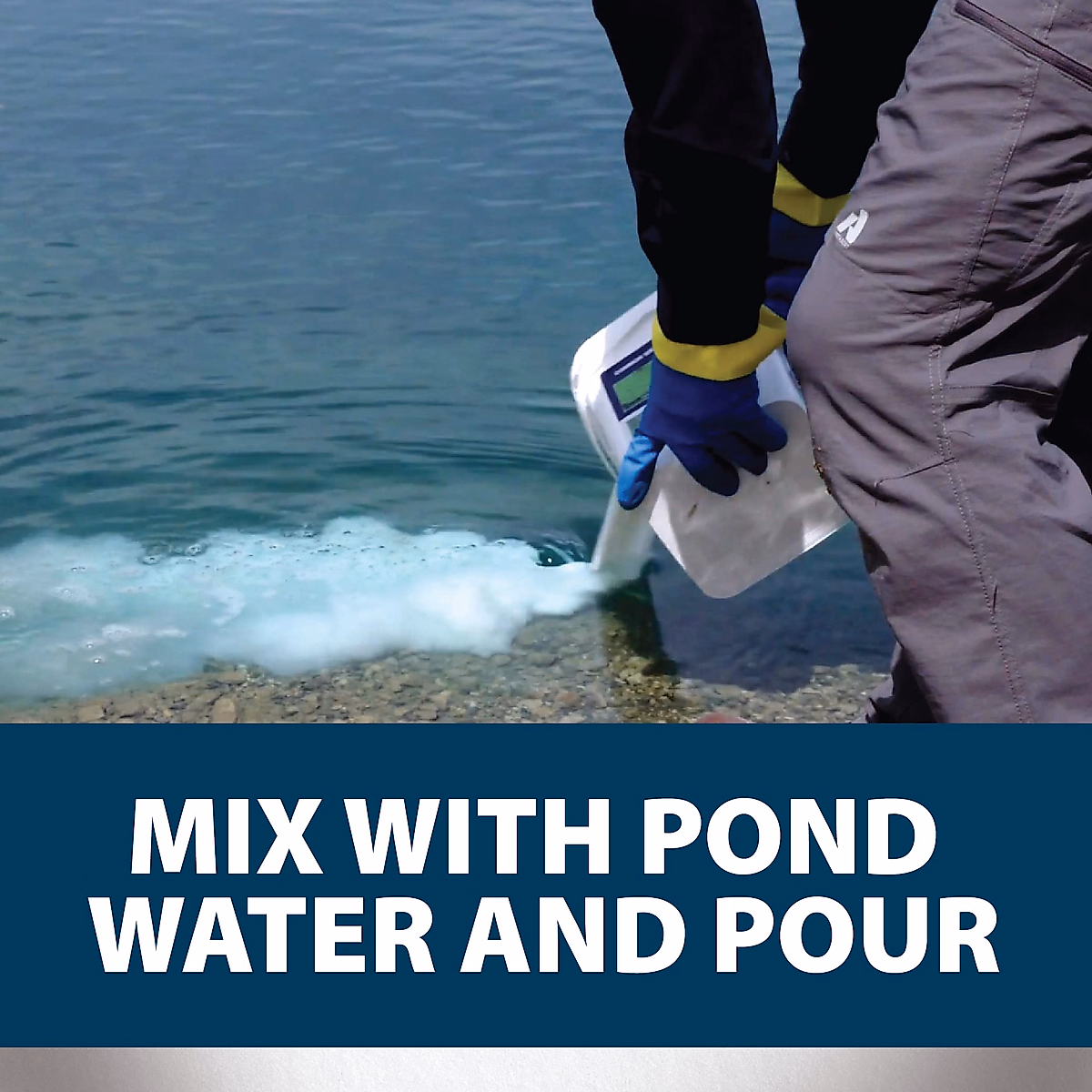 Airmax Wipeout Pond Weed Defense, Herbicide & Aquatic Weed Control, Controls Duckweed & Other Unwanted Submerged & Floating Vegetation, Easy-to-Use & Long Lasting, All-Season Treatment - 32 Ounce