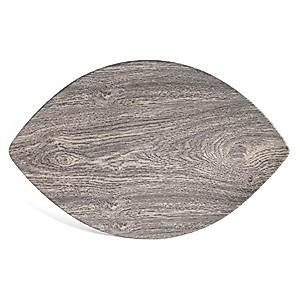 Merritt Heartwood Leaf 16" x 10" Melamine Serving Tray