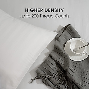 David's Home Cotton Blended Duvet Cover Set King, Ultra Soft Cozy Check Gingham Comforter Cover Set, Yarn Dyed Geometry Plaid Bedding Set 3 PCS for All Season,106"*92",Off White
