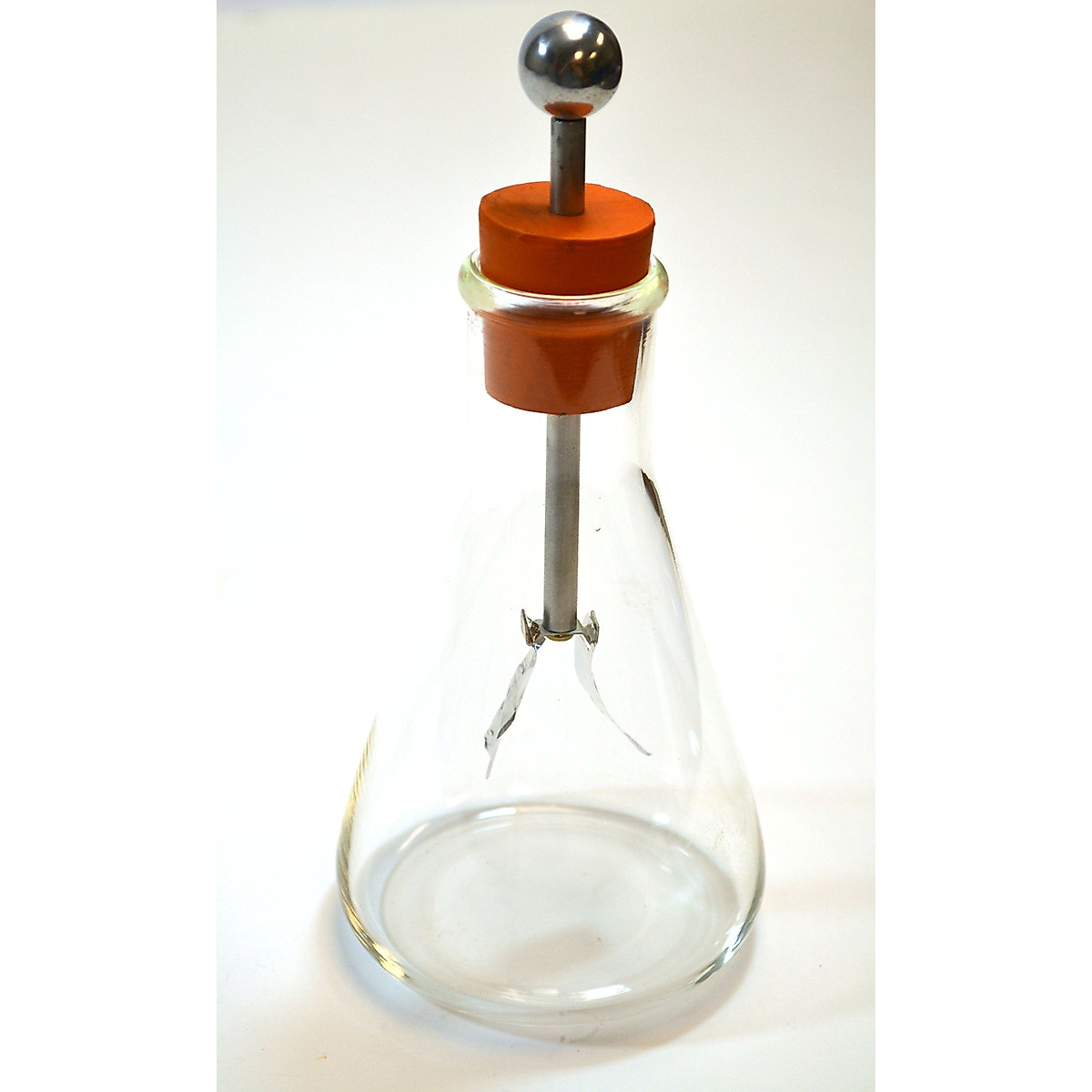 EISCO Electroscope Kit, Electrical Charge Demonstration, Borosilicate Glass Flasks