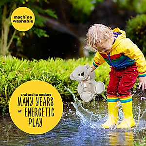 Dragon Drew Teddy Bear | 11” Plush Stuffed Animal | Gray