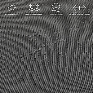 MUPATER 4-Fold Patio Chaise Lounge Chair for Outdoor with Detachable Pocket and Pillow, Portable Sun Lounger Recliner for Beach, Camping and Pool, Grey