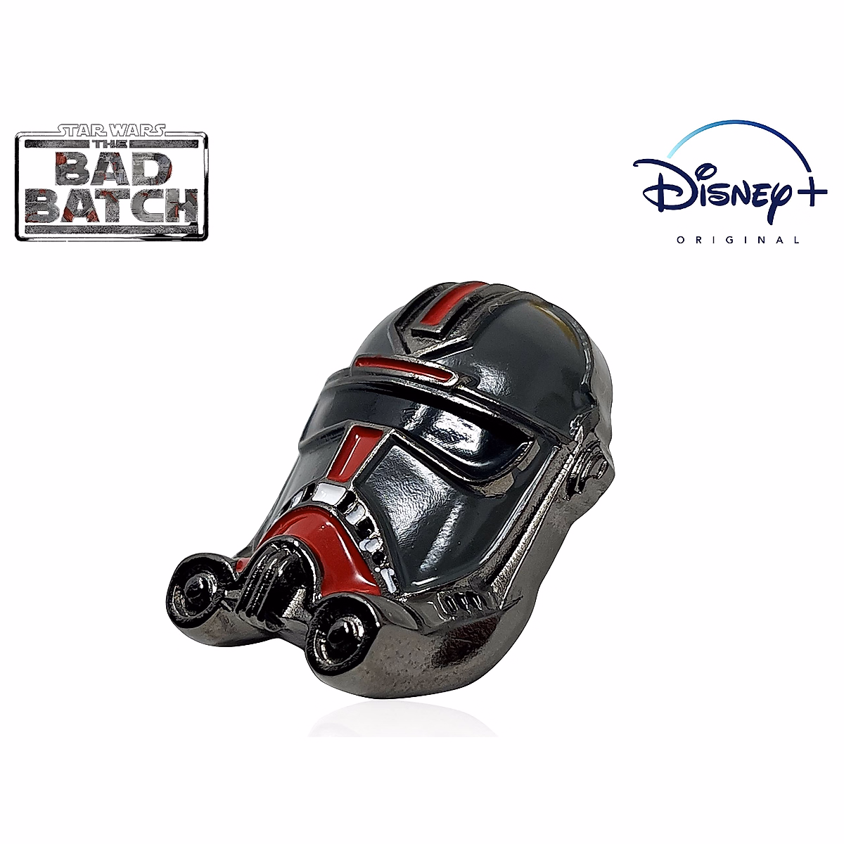 Disney's Star Wars BAD BATCH 3-Dimensional HELMET PIN, Collectors 5 PIN SET, Official Lucasfilm Star Wars Bad Batch 3D METAL HELMETS, 5 x Pins