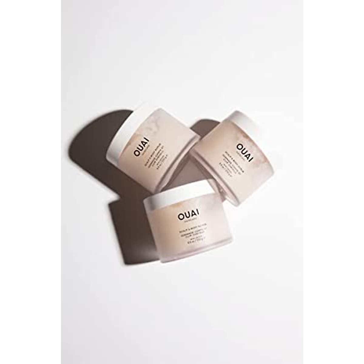 OUAI Scalp & Body Scrub. Deep-Cleansing Scrub for Hair and Skin that Removes Buildup, Exfoliates and Moisturizes. Made with Sugar and Coconut Oil. Free from Parabens, Sulfates and Phthalates (8.8 oz)