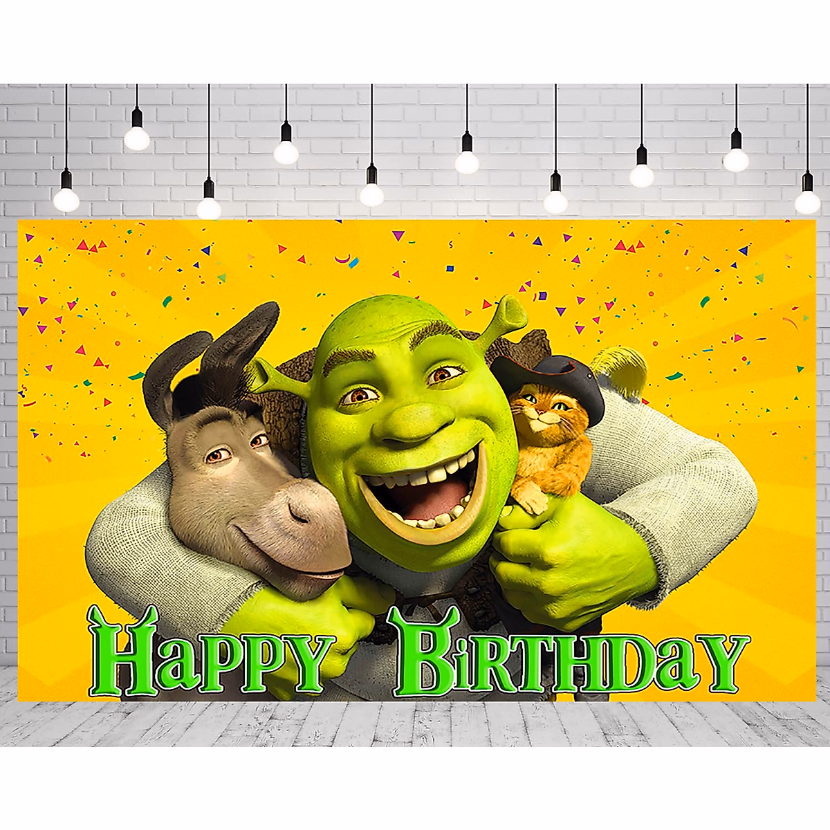 Backdrop for Birthday Party Decorations, Donkey Background for Baby Shower Party Cake Table Decorations Supplies, Banner, 5x3ft