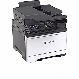 Lexmark MC2640adwe Multifunction Color Laser Printer with Duplex Printing, 40 ppm, Built in Wi-Fi (42CC580)m White/ Gray, Medium