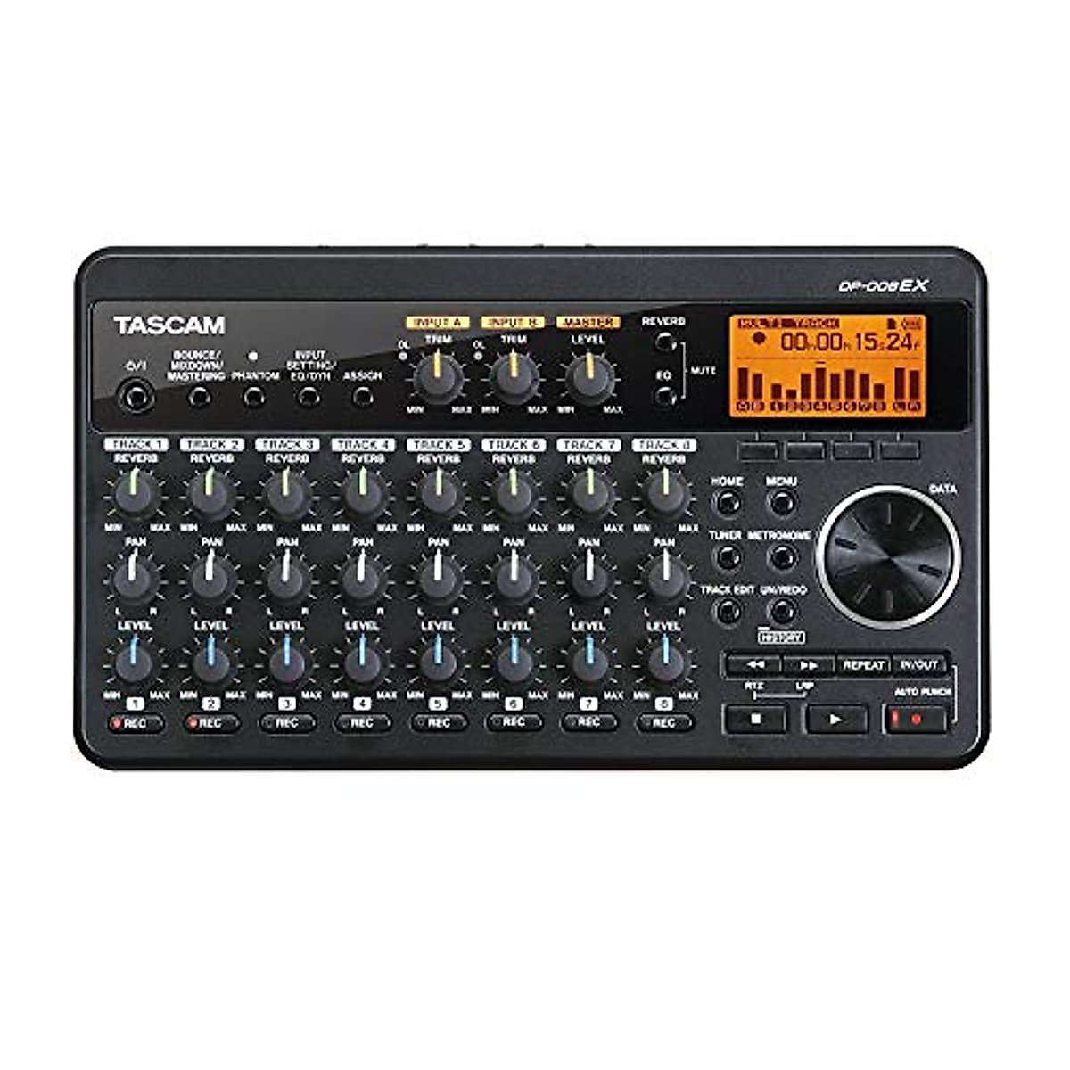 TASCAM DP-008EX Digital Portastudio 8-Track Portable Multi-Track Recorder