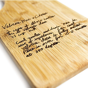 Recipe Cutting Board - Engraved Gifts for Women - Handwritten Recipe Cutting Board - Christmas Day Gift For Mom