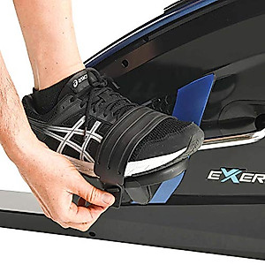 Exerpeutic Recumbent Exercise Bike Bluetooth with 24 Pre-Set Programs | Easy Step Thru| 16 Levels of Resistance