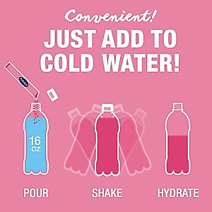 Pedialyte Large Powder Packs, Strawberry Lemonade, 6 Count, Pack of 3