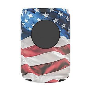 PopSockets PopThirst Can Koozie, Drink Holder, Koozies for Cans - American Flag
