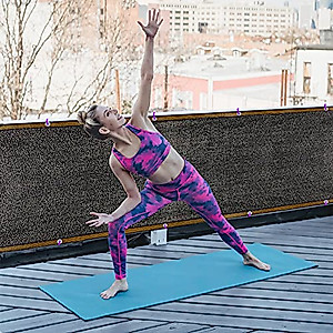 Balcony Privacy Screen Fence Cover,UV Protection Weather Mesh Balcony Shield for Garden Patio Outdoor Backyard (3' x 9.8')