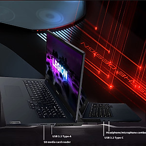 Lenovo 2023 Legion 5 17.3" 144Hz Gaming Laptop, AMD Ryzen 7 5800H, 32GB RAM, 1TB PCIe SSD, NVIDIA GeForce RTX 3050, Backlit Keyboard, WiFi 6, Phantom Blue, Win 11 Pro, 32GB SnowBell USB Card