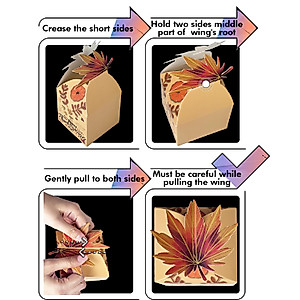 Gcardist Thanksgiving Cross Gift Boxes 28pcs 3.3x3.3x3.3 Inches Cookie Boxes for Festival Party,3D Square Gift Box for Gifts,Small Cardboard Box for cookie,chocolate,pudding, Widely Used in Various