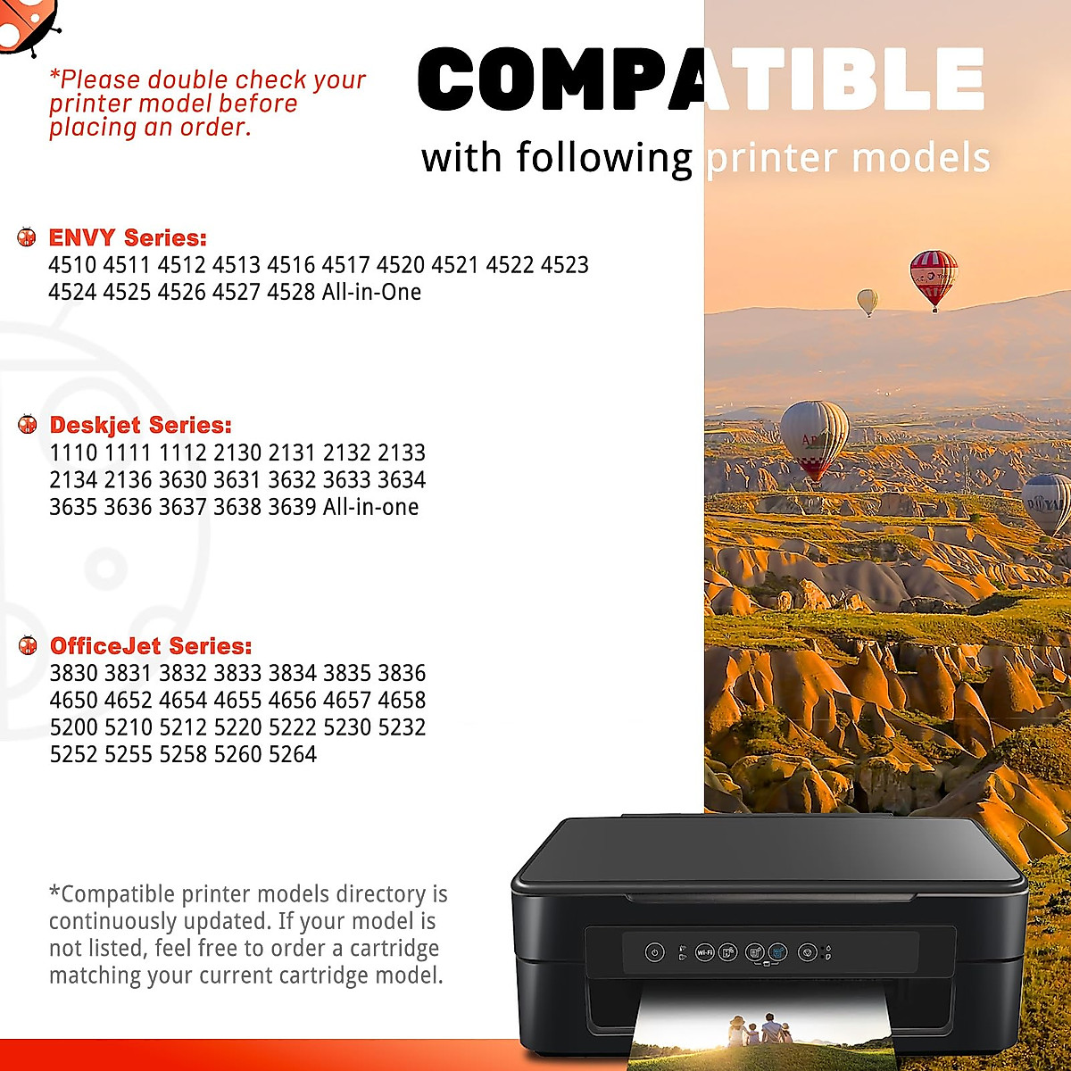 COCCINK 63XL Remanufactured Ink Cartridge Replacement for HP 63 XL F6U64AN for Officejet 3830 4650 4652 5200 5252 5258 Envy 4520 4512 Deskjet 1112 2132 3630 Printer (1 Black, 1 Tri-Color) Combo Pack