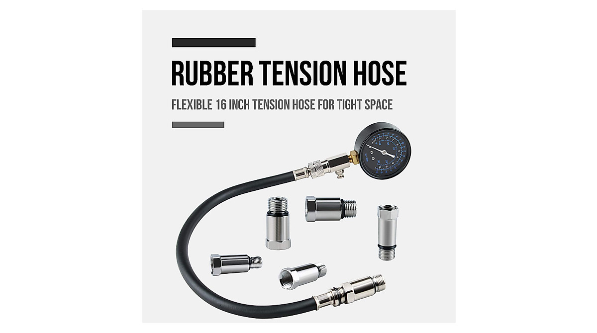 Lichamp Engine Compression Tester for Vehicles | Accurate, Universal ...