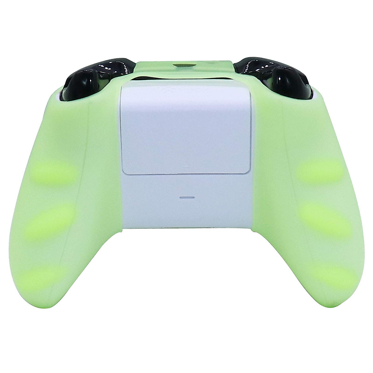 RALAN Controller Cover Silicone, Silicone Controller Cover Skin Protector in Dark Compatible for Xbox Ones Controller (Black Pro Thumb Grip x 8,Cat + Skull Cap Cover Grip x 2) Visit The RALAN Store