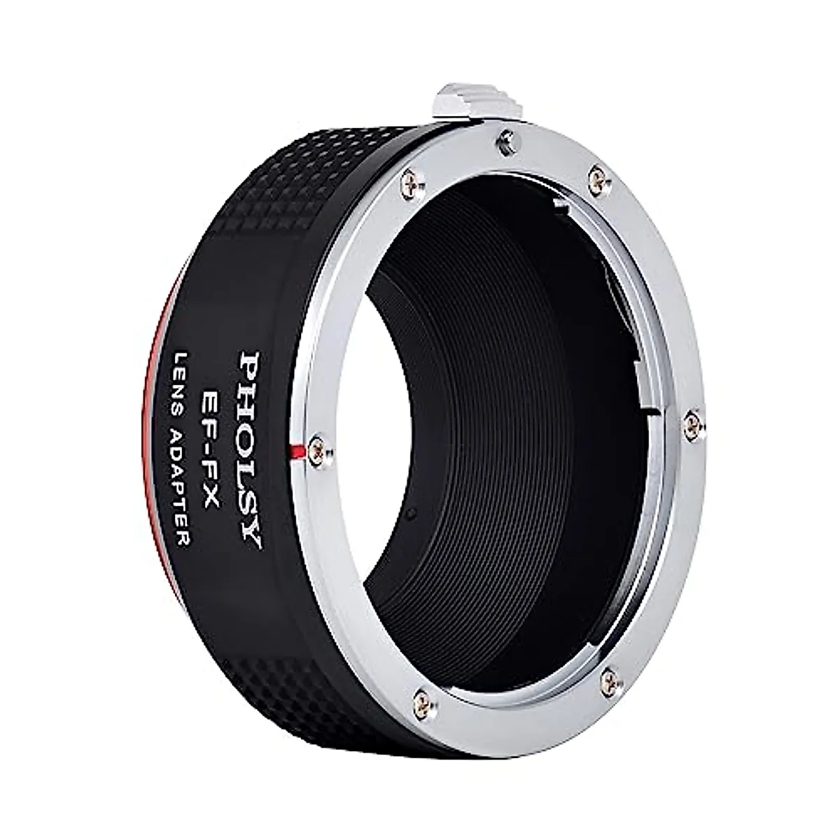 PHOLSY EF to FX Lens Mount Adapter Manual Focus Compatible with Canon EOS EF EF-S Lens to Fuji X Mount Camera Body Compatible with Fujifilm X-H2S, X-Pro3, X-T5, X-T4, X-S20, X-S10, X-T30II, X-E4
