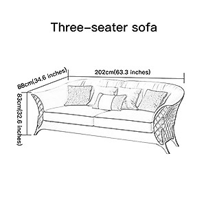 ZSEDP Antique Imported Leather Three-Person Sofa Recliner Full-Size Sofa Bed Sofa Combination Furniture