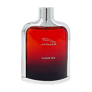 Jaguar Classic Red Eau De Toilette Spray for Men, 3.4 Ounce