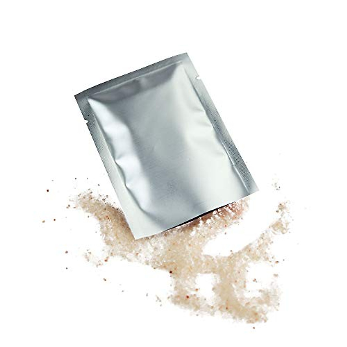 200PCS Matte Silver Metallic Foil Open Top Mylar Bags Perfect for Sample 6x9cm (2.3x3.5")