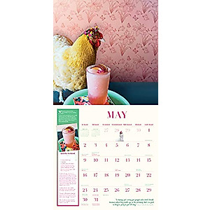 Drinking with Chickens Wall Calendar 2021