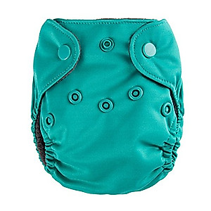 Thank u Mom Newborn Cloth Diaper All in One with Umbilical Cord Snap 6Pack (Nature Color)