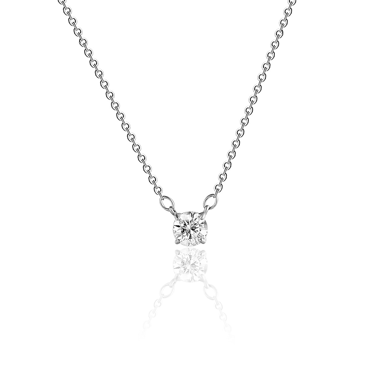 Sewyer Cubic Zirconia Diamond Choker Necklace for Women 14K Gold Plated CZ Necklaces Dainty CZ Solitaire Pendant Bridesmaid Everyday Jewelry Gifts