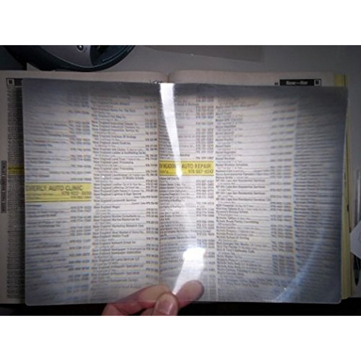 Opticlens Brand 2 Pack Full Page 3X Magnifier/Plastic Magnifying Sheet Fresnel Lens, 2 Count (Pack of 1)
