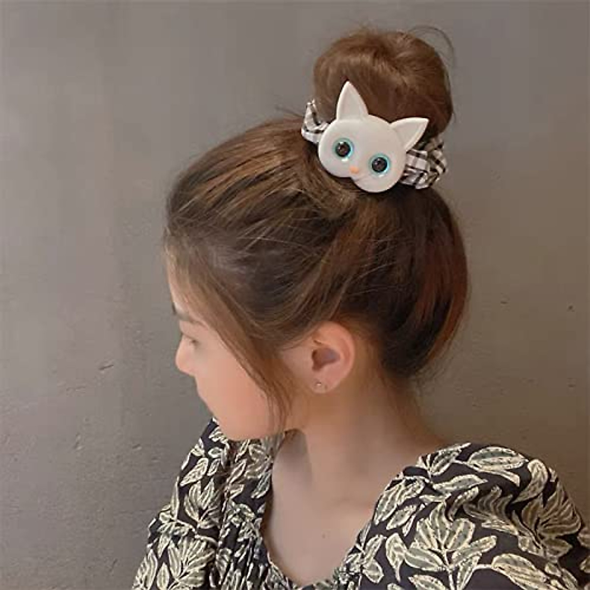 Cualque Cat Headband for Women Mom, Cute Lovely Animal Headpiece Hair Band Head Wrap Hairband for Women, Men, Shower Spa Yoga Beauty Skincare