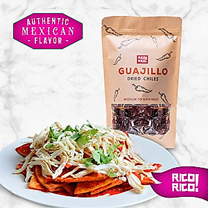 Dried Chile Peppers Bundle (12 oz Total) - Ancho, Guajillo and Arbol Chiles - The Spicy Trio - Great For Mexican Recipes - In Resealable Bags by RICO