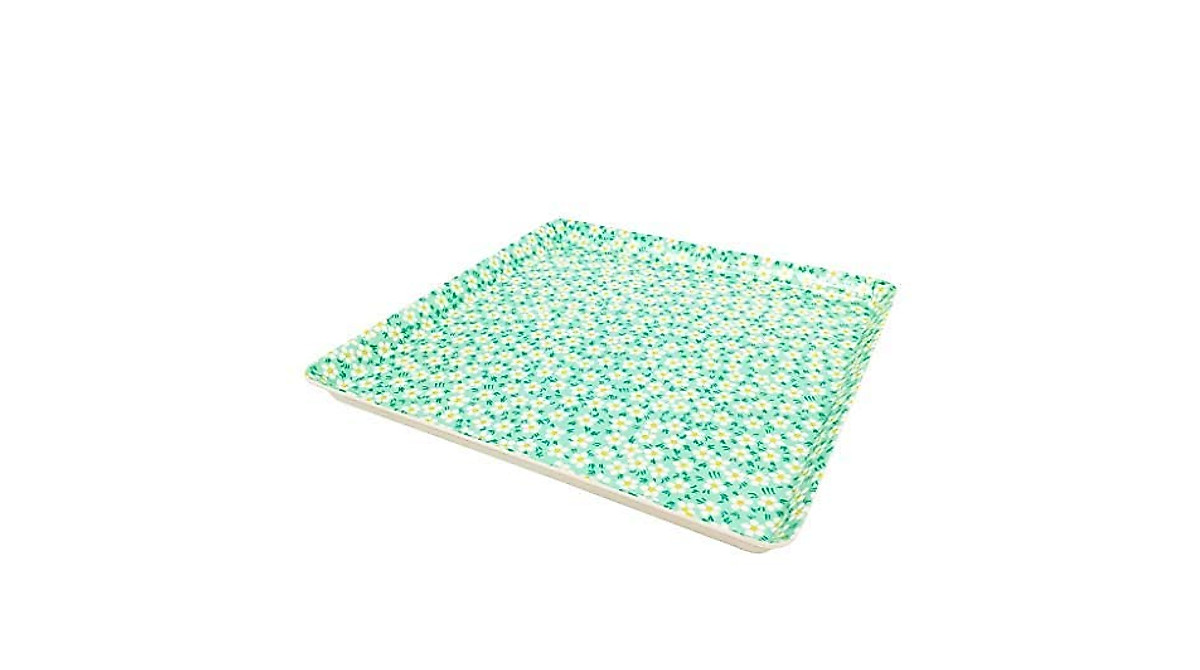 Floral Melamine Serving Tray Set - Perfect for Any Occasion