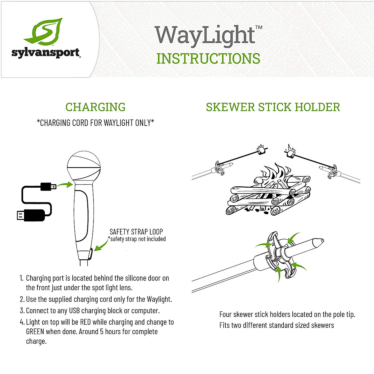 WayLight Multi-Functional Camping LED Light and Trekking Pole