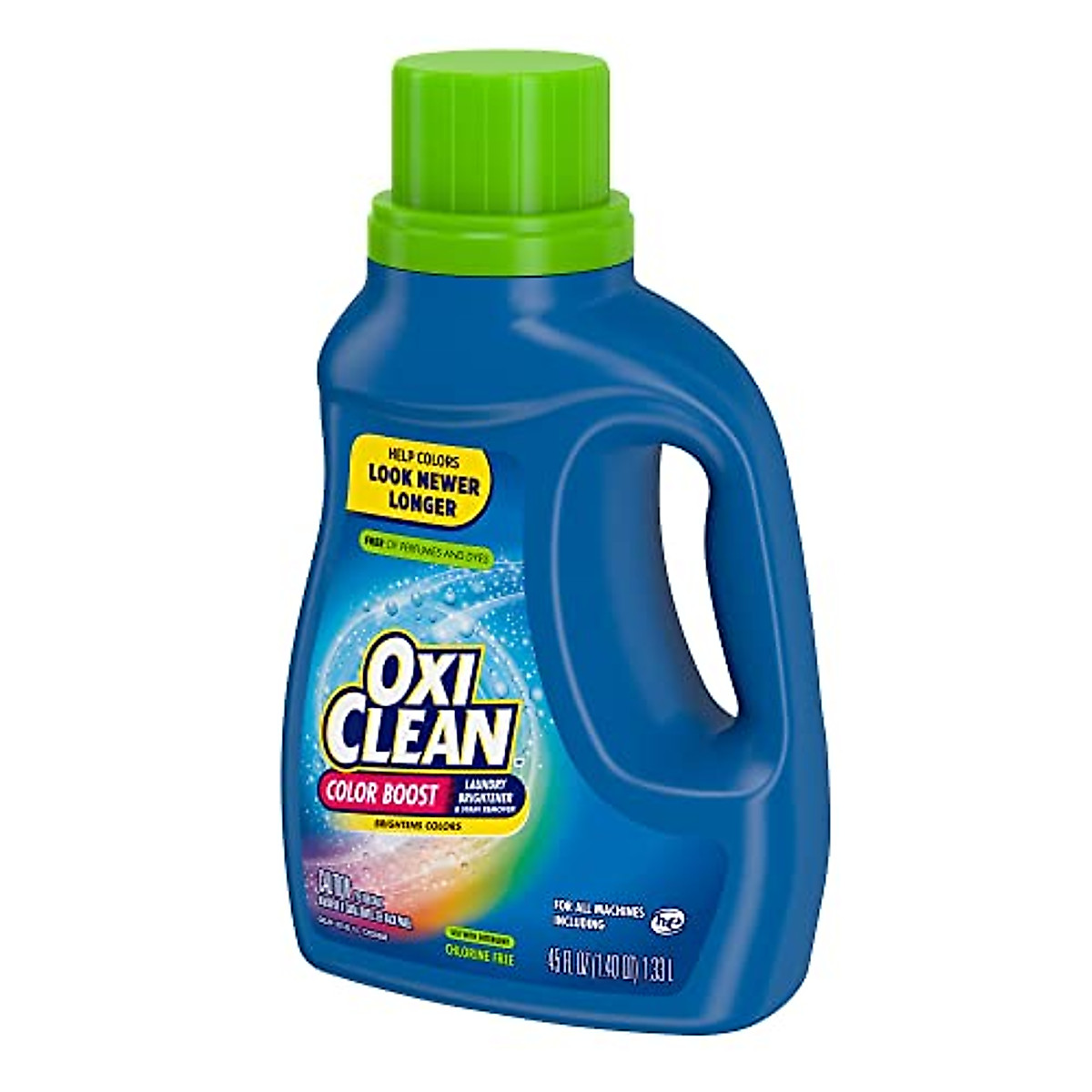 OxiClean Color Boost Laundry Brightener and Stain Remover Liquid Free, 45 fl oz