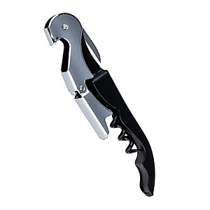 Simple Mini Wine Bottle Opener Corkscrew - Professional Cute Stainless Steel Good Corkscrew with Foil Cutter for Waiters and Bartenders