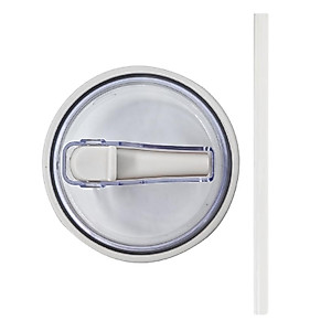 Generic 40 oz Tumbler Lid Replacement fit for Stanleys Cup,Tumbler Straw Lid,Replaceble Tumbler Straw Lid,Reusable Tumbler Cover for Stanleys Cup, Refer to description, White, JH5M481645QCRQF9
