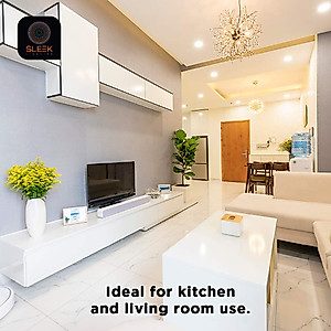 SLEEKLIGHTING - 13Watt GU24 Base 2 Prong Light Bulbs- UL approved-120v 60Hz Light Bulb- Mini Twist Lock Spiral -Self Ballasted CFL Two Pin Fluorescent Bulbs- 5000K Daylight 4pack