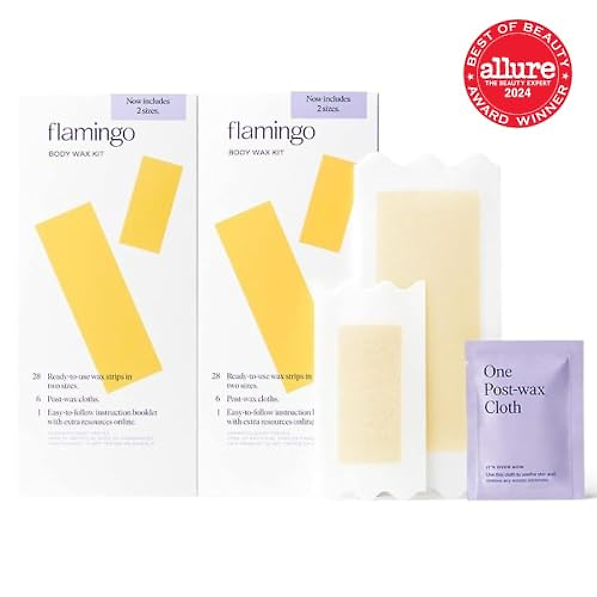 Flamingo Women’s Body Wax Kit - 56 Wax Strips