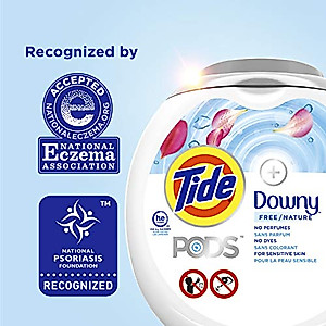Tide Pods + Downy Free, Laundry Detergent Soap Pods, 61 Count