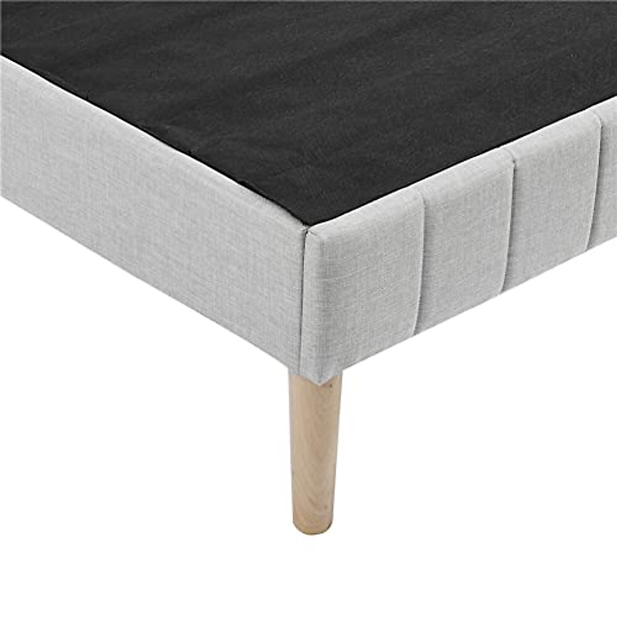 DeCoro Eternity Soft Grey Upholstered Bed Frame, California King Size