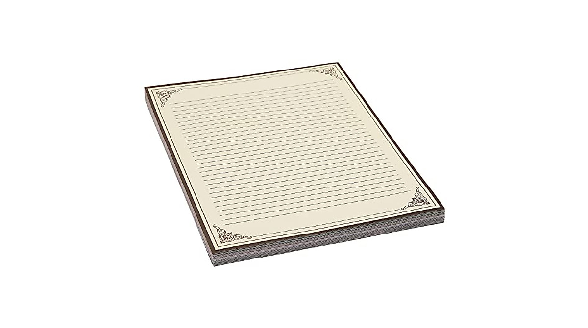 96 Sheets Vintage Lined Writing Paper – Elegant & Functional