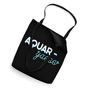 Aquari-yasss | Funny Pun Aquarius AF Zodiac Birthday Gift Tote Bag