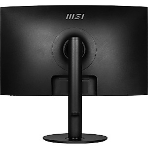 MSI Modern MD271CP, 27" Monitor, 1920 x 1080 (FHD), Curved VA, 75Hz, TUV Certified Eyesight Protection, 4ms, HDMI, Displayport, USB C, Tilt, Swivel, Height Adjustable, Pivot,Black
