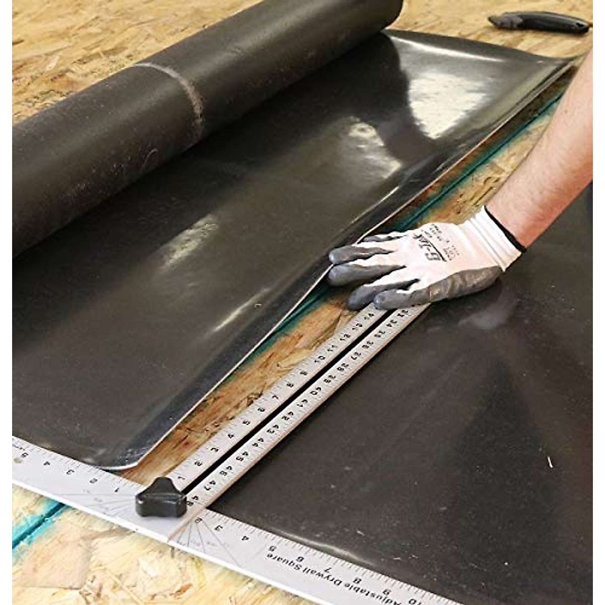 Mass Loaded Vinyl MLV Barrier 4' x 15' 2 LB Two Pound 60 Square Foot Roll Soundproofing Acoustic Barrier