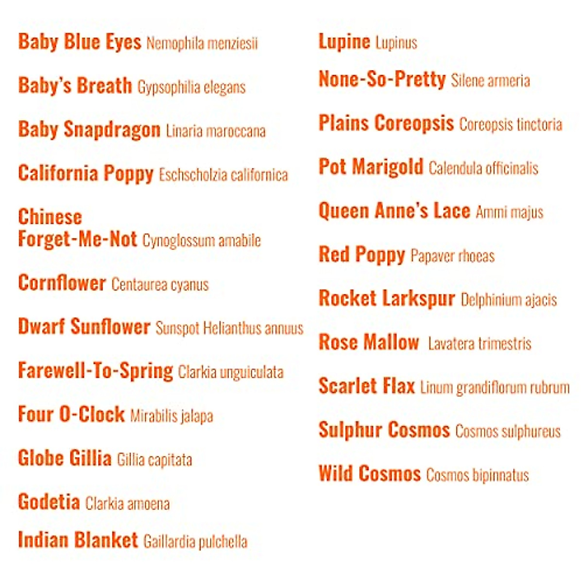 Variety Pack (23) of 64,000 Non GMO Wildflower Seeds for Bees, Hummingbird, Butterflies and Pollinators - with Growing Guide for Gardeners from Germination to Flowers - Bulk Seeds - by Open Seed Vault