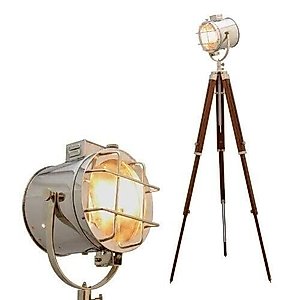 Modern Studio lamp Nautical Floor Lamp Wooden Tripod lamp Vintage Room Corner Wood Base Lamps Living Room Bedroom lamp Home Decor lamp Christmas