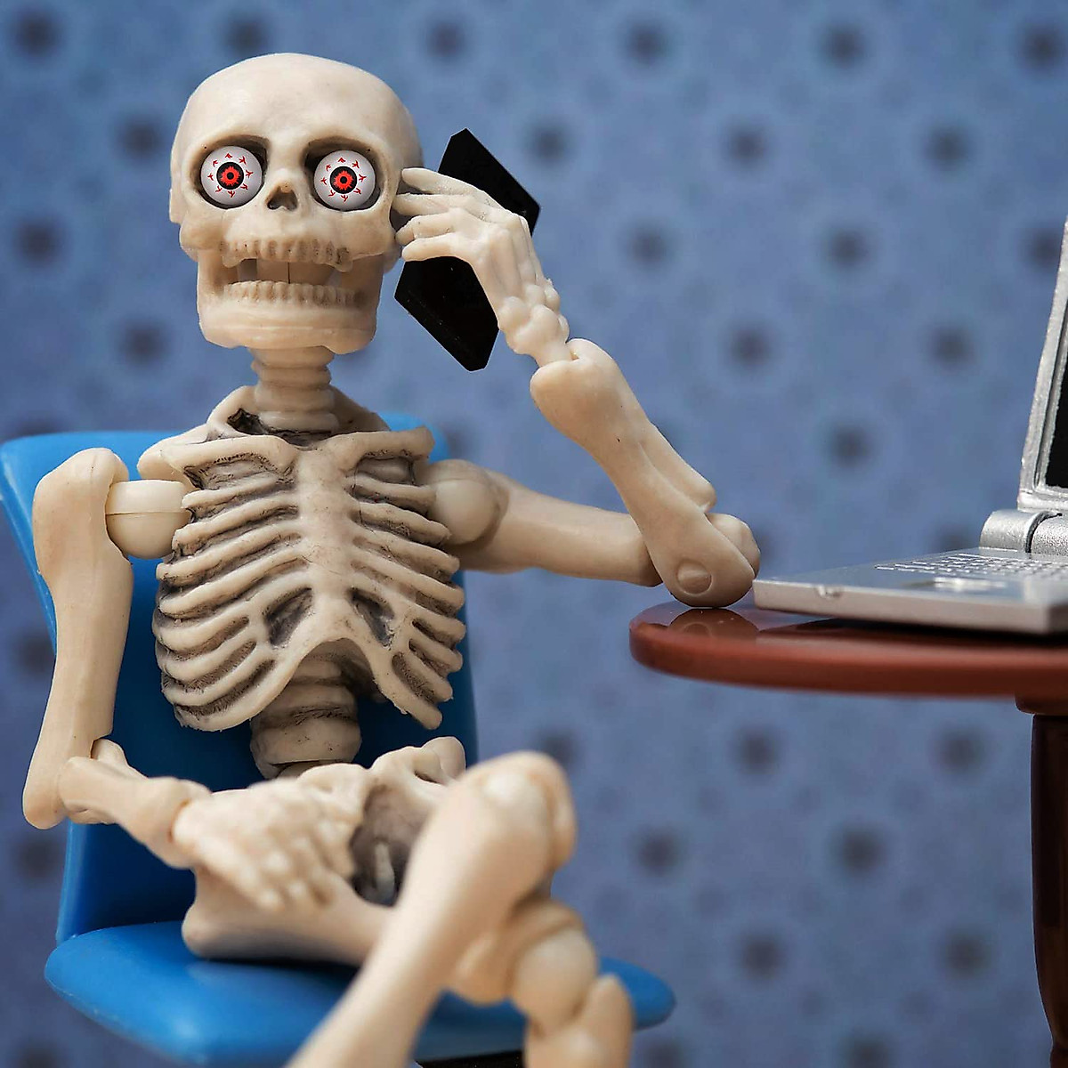 Olen Eyeballs for Halloween Decorations Trick or Treat Spooky Scary Horror Props, 6 pcs