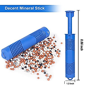 Sohalejr 2 Pcs Spa Mineral Stick Blue Cartridge Hot Tub Supplies and Accessories for 500 Gallon Hot tub